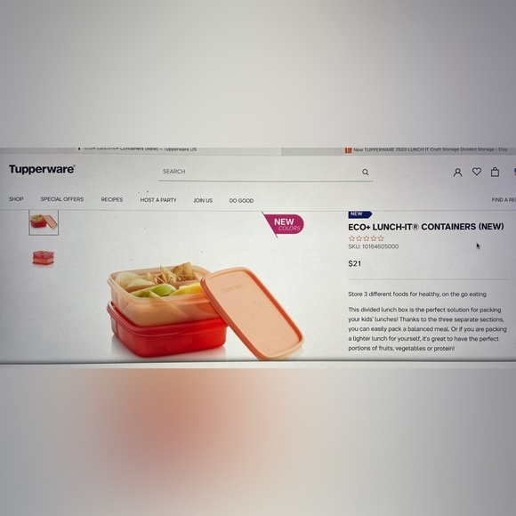 Tupperware | Kitchen | Tupperware Ecolunch It Containers | Poshmark